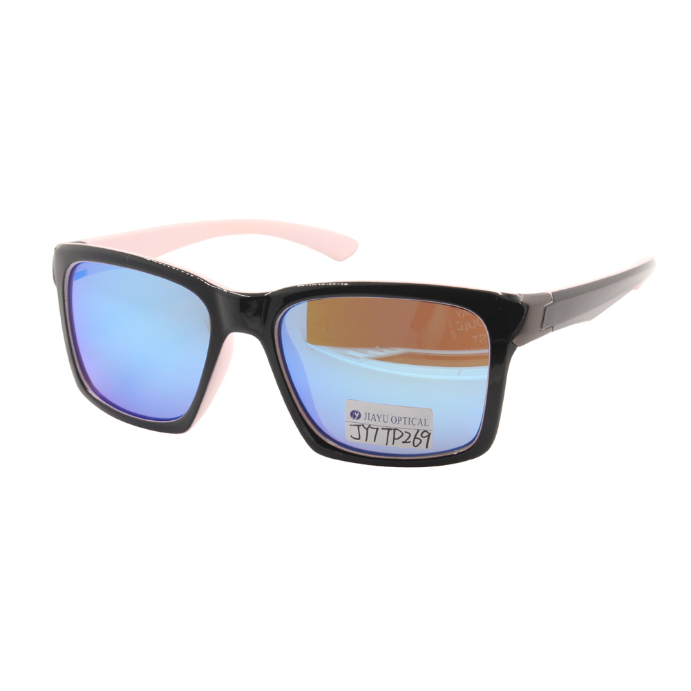 Plastic Outdoor Custom Men Uv 400 Polarized Square Sunglasses Jiayu